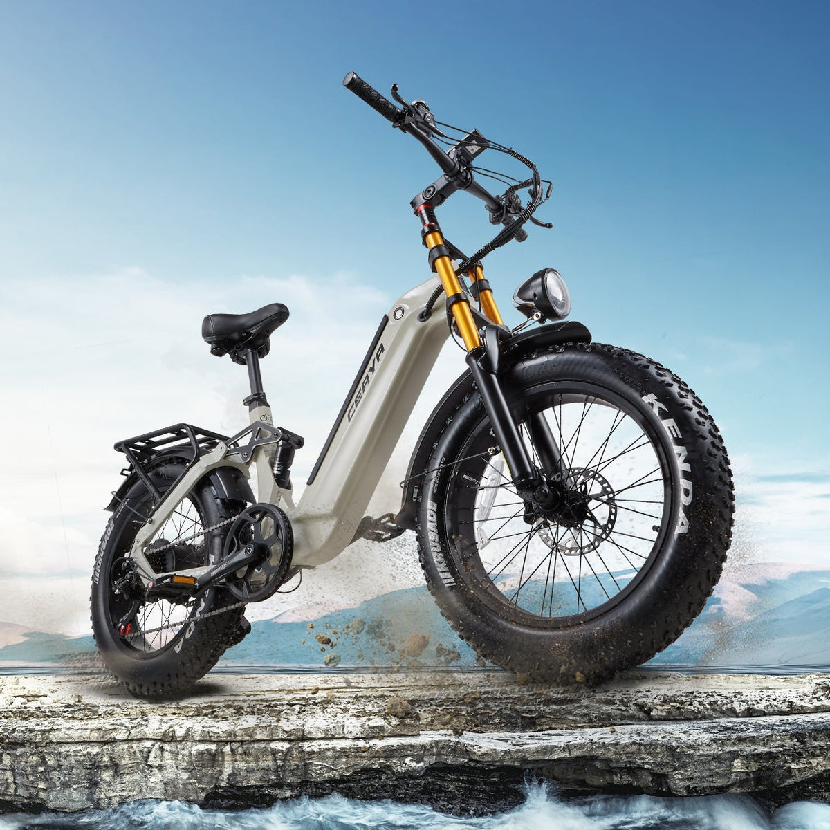 Explore the future of travelling - New CEAYA e-bike A20 PRO shocking p ...
